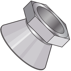 One Way Breakaway Nuts | Aluminum Breakaway Pin/Fastener