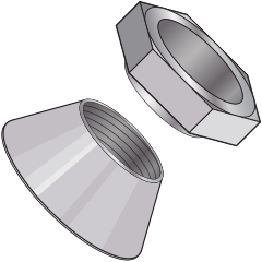 One Way Breakaway Nuts | Aluminum Breakaway Pin/Fastener